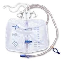 China Professional 2000ml Adult Valve Luxury Urine Bag With Anti-reflux for sale