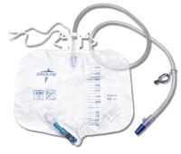China Professional 2000ml Adult Valve Luxury Urine Bag With Anti-reflux for sale