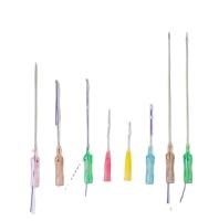 China Pdo barbed knotless barbed surgical suture Bi/Uni-directonal absorbable knotless barbed PDO suture for sale