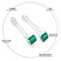 China Derma Roller 540 Needles Dermaroller Derma Roller 540 Titanium Slender Yellow Green Red Dark Hair Steel Anti Blood for sale