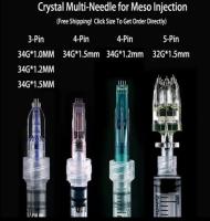 China Meso Needle Crystal 3Pin 4Pin 5Pin Multi Needle Disposable Painless Needle for Facial Beauty for sale