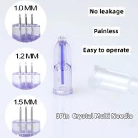 China Meso Needle Crystal 3Pin 4Pin 5Pin Multi Needle Disposable Painless Needle for Facial Beauty for sale