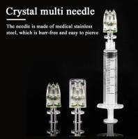 China Crystal multi needlec beauty multi injector needle 5pins multi needle for mesotherapy for sale