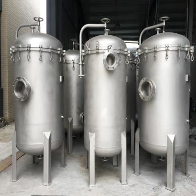China ASME Standard High Flow Filter Housing Horizontal Type Cartridge Filter Housing for sale