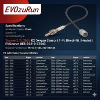 China EvozuRun ODM Honda Oxygen Sensor 39210-37543 For Tucson 2.7L 2005 Engine for sale