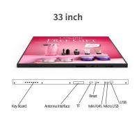 China 33 Inch Square LCD Display 450nits 1920x1920 Wifi Digital Display for sale