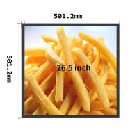 China 26.5 Inch Square LCD Display HD Advertising Monitor 450nits 1:1 HDMI IN Digital Display Display 250nits 1920x1920 for sale