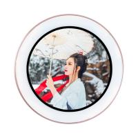 China 3.4 Inch Round LCD Display 350nits 800x800 Small Metal Shell Digital Signage for sale