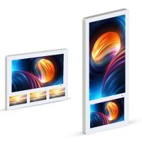 China Wall Mount LCD Digital Signage Single Dual Screen Digital Signage 21.5''/19''/18.5''/15'' CMS Control Wifi HDMI for sale