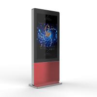 China Floor Standing LCD Kiosk Displays 55 Inch LCD Screen Advertising Outdoor Waterpoof IP65 IP67 for sale