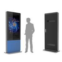 China Floor Standing LCD Kiosk Displays 55 Inch LCD Screen Advertising Outdoor Waterpoof IP65 IP67 for sale