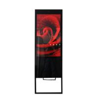 China Foldable LCD Digital Signage 1000 Nits Portable Mobile Digital Poster 32 Inch 42 Inch for sale