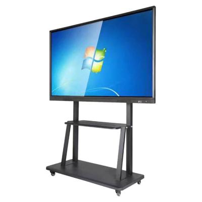 China 80/86/90/100/110/135'' LCD Digital Signage Portable Infrared Android 4K Touch Screen Digital Smart TV for sale