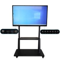 China 80/86/90/100/110/135'' LCD Digital Signage Portable Infrared Android 4K Touch Screen Digital Smart TV for sale