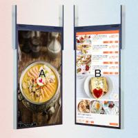 China High Brightness Window Facing Display Single Double Side Ultra Thin 43 49 55 LCD Advertising Display for sale