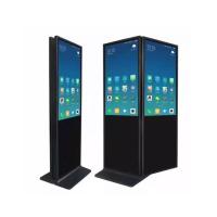 China Vertical Totem Window Facing Display LCD Advertising Digital High Brightness Double Sided Dual Screen Single 43 46 55 65 for sale