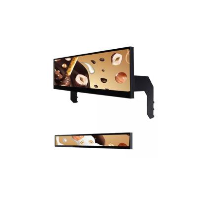 China 120cm Supermarket Shelf Edge Stretched Bar LCD Display for sale