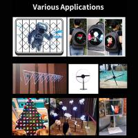 China 180cm 3D Hologram Fan Display 4 Blades Naked Eye 2K 3D Display Fan Wifi App Control for sale