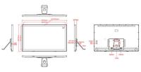 China 32 Inch Android Linux Tablet Digital Signage Full HD Screen 1920x1080 Resolution 16GB Rom for sale