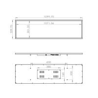 China 43 Inch LCD Stretched Display 2K 3840x1080 High Brightness 450 Nits Android 9.0 SD USB DCIN for sale