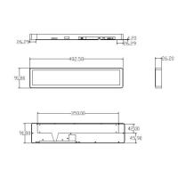 China 15.1 Inch Stretched Bar LCD Display 2K High Brightness 600nits For Subway Supermarket Mall Advertising for sale