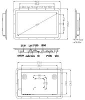 China Industrial Android Open Frame LCD Monitor Rk3288 15.6 Inches Tablet PC for sale