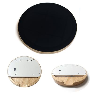 China 5 Inch Wood Frame Round LCD Display Touch Screen 1080x1080 250nits TYPE-C Micro USB for sale