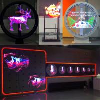 China Multi Video Splicing 3D Hologram Fan Display 65cm 80W for sale