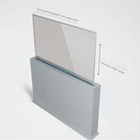 China Lifting Transparent OLED Digital Signage Android Windows Transparent Touch Screen Panel 55 Inch for sale