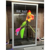 China Android Windows OLED Digital Signage 55 Inch Transparent Touch Screen Panel Transparent Video Screen for sale
