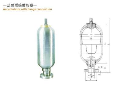 China high pressure flange accumulator for sale