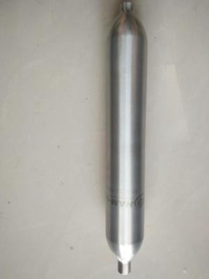 China 6061 Aluminum Alloy Gas Sampling Cylinder 203-292mm Height for Petrochemical Analysis for sale