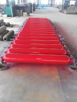 China Hydraulic Oil Compatible Bladder Accumulator Carbon Steel Shell Mounting Options Customizable for sale