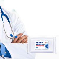 China Skin Cleansing Alcohol Wet Wipes / 75% Isopropyl Alcohol Wipes for sale