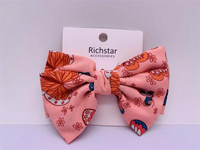 China Children's Hair Accessories 5cm Size - Flower Bow Butterfly Unicorn Designs with Clip Headband Elastic Band Fastening for sale