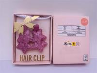 China Sparkly Star Hair Clip for Kids - 1 Pair Glitter Hair Accessories with 100 MOQ and Multiple Fastening Options for sale
