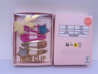China Richstar Multicolor Plain Kids Hair Clips with Shining Star Design - 100 Piece MOQ, Multiple Fastening Options for sale