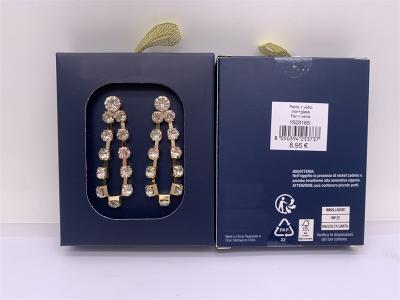 China Richstar Lightweight Gold Formal Earrings - 3 Size Options in Silver, Gold, Rose Gold Colors with Alloy/Rhinestone Materials for sale