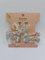 China RICHSTAR Acetate Hair Claws - Premium Acrylic Hair Accessories with Multiple Colors and Unisex Design for sale