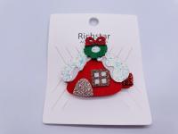 China Christmas Hair Accessories with Rhinestone & Glitter Designs - Small, Medium, Large Sizes for Holiday Parties for sale