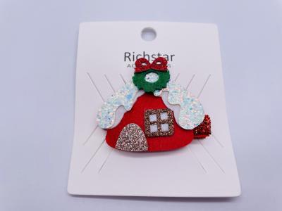 China Christmas Hair Accessories with Rhinestone & Glitter Designs - Small, Medium, Large Sizes for Holiday Parties for sale
