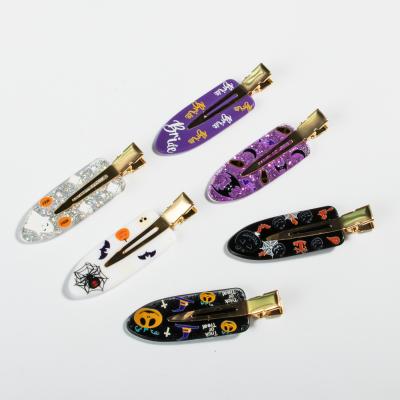 China Multicolor Halloween Hair Barrettes & Clips - Red, Green, Gold, Silver Colors in Small, Medium, Large Sizes for sale