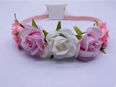 China Multicolor Flower Hair Accessory Ponytail Holder - 1 Piece Lightweight Elastic Hair Tie for Adults & Children for sale