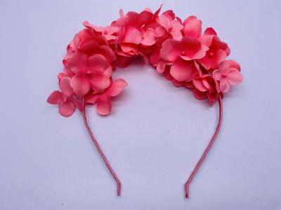 China Elastic Flower Hair Accessory - 1 Piece Fabric Floral Hair Band for Women & Girls - Multi-colored Design for sale