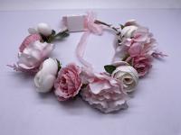 China Women's Elastic Flower Hair Accessory Headband - Lightweight Multi-colored Floral Design for All Seasons for sale