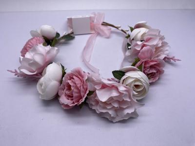China Women's Elastic Flower Hair Accessory Headband - Lightweight Multi-colored Floral Design for All Seasons for sale