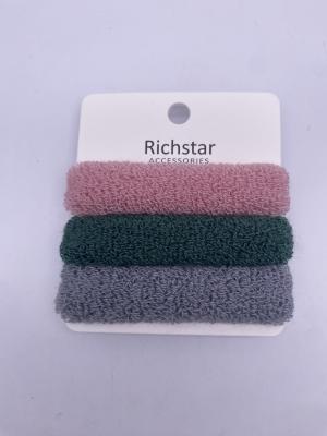 China Richstar Elastic Hair Ties - High Stretchability Thick Hair Bobbles in Multiple Colors & Designs for sale