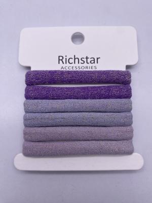 China Richstar Elastic Hair Ties - 10-Pack Rubber Hair Bands with High Durability for All Hair Types for sale