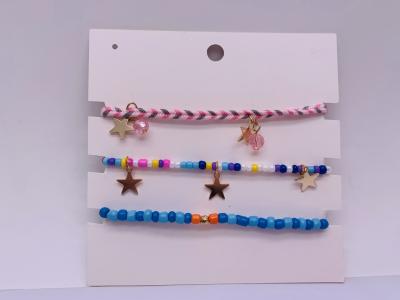 China Multiple Beaded Ladies Fashion Bracelets - 7-9 Inch Length, Lightweight Multicolor Design with Custom Silver & Diamond Options for sale