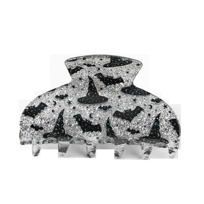 China Multiscene Halloween Claw Clip - Reusable Hair Accessory in 4 Colors for All Seasons for sale
